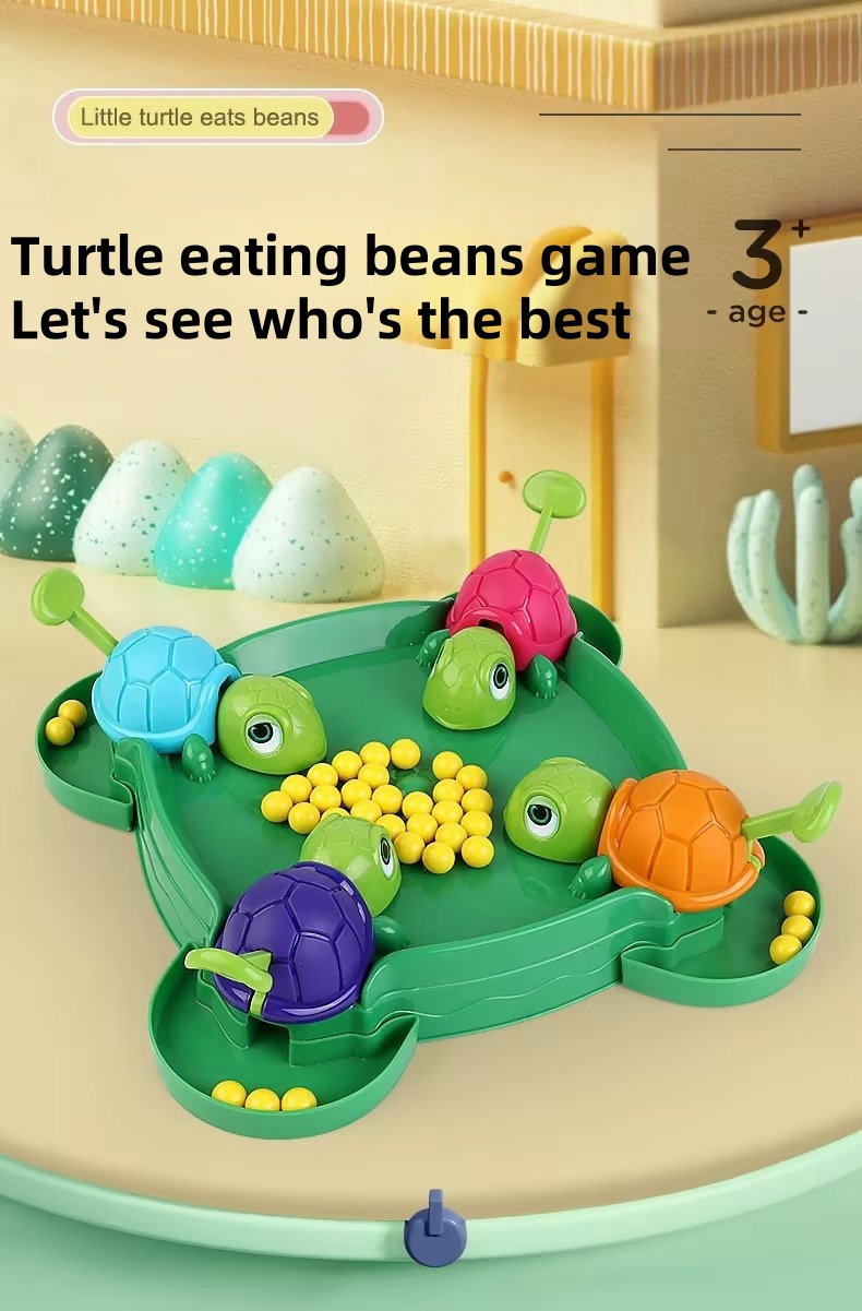 Hungry Turtle Eating Beans Children Board Strategy Games Toy Family ...