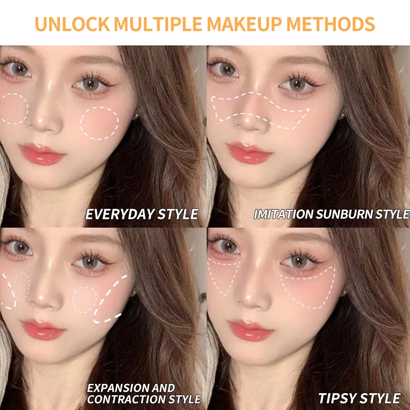 XIXI Blush Cushion Palette Makeup Powder Blush Cheeks Face Brightening ...