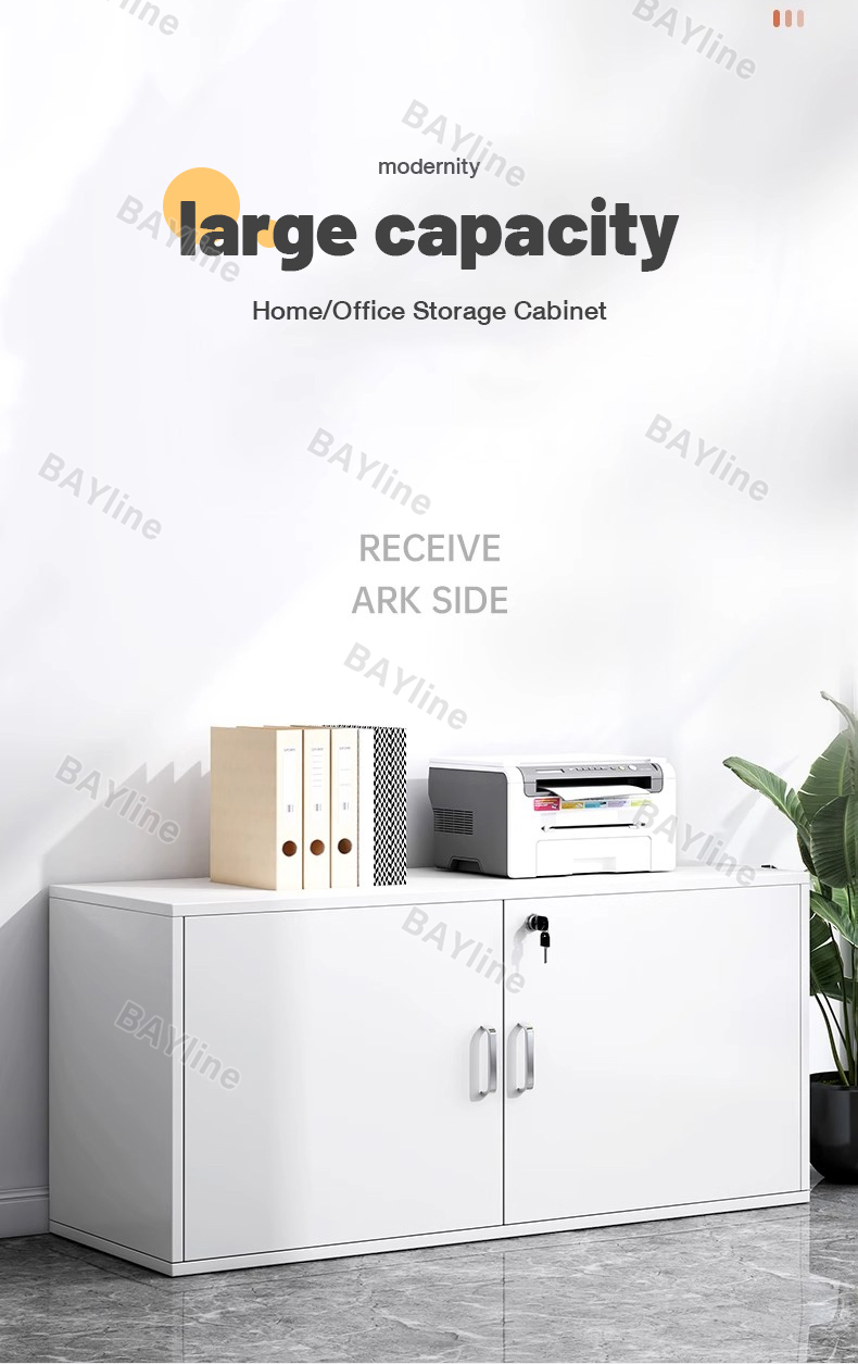 80/60CM Cabinet With Lock Filing Cabinet Locker Floor Cabinet Wooden ...