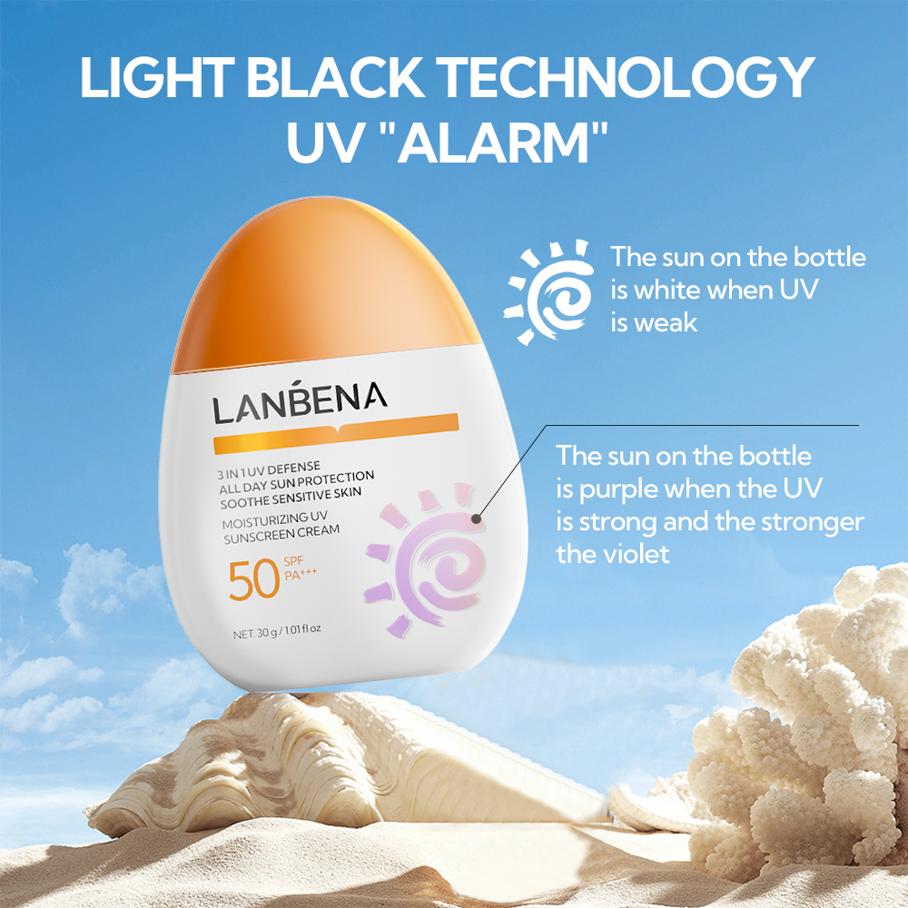 LANBENA Sunscreen Cream Vitamin C Whitening Sunscreen Sunblock Skin ...