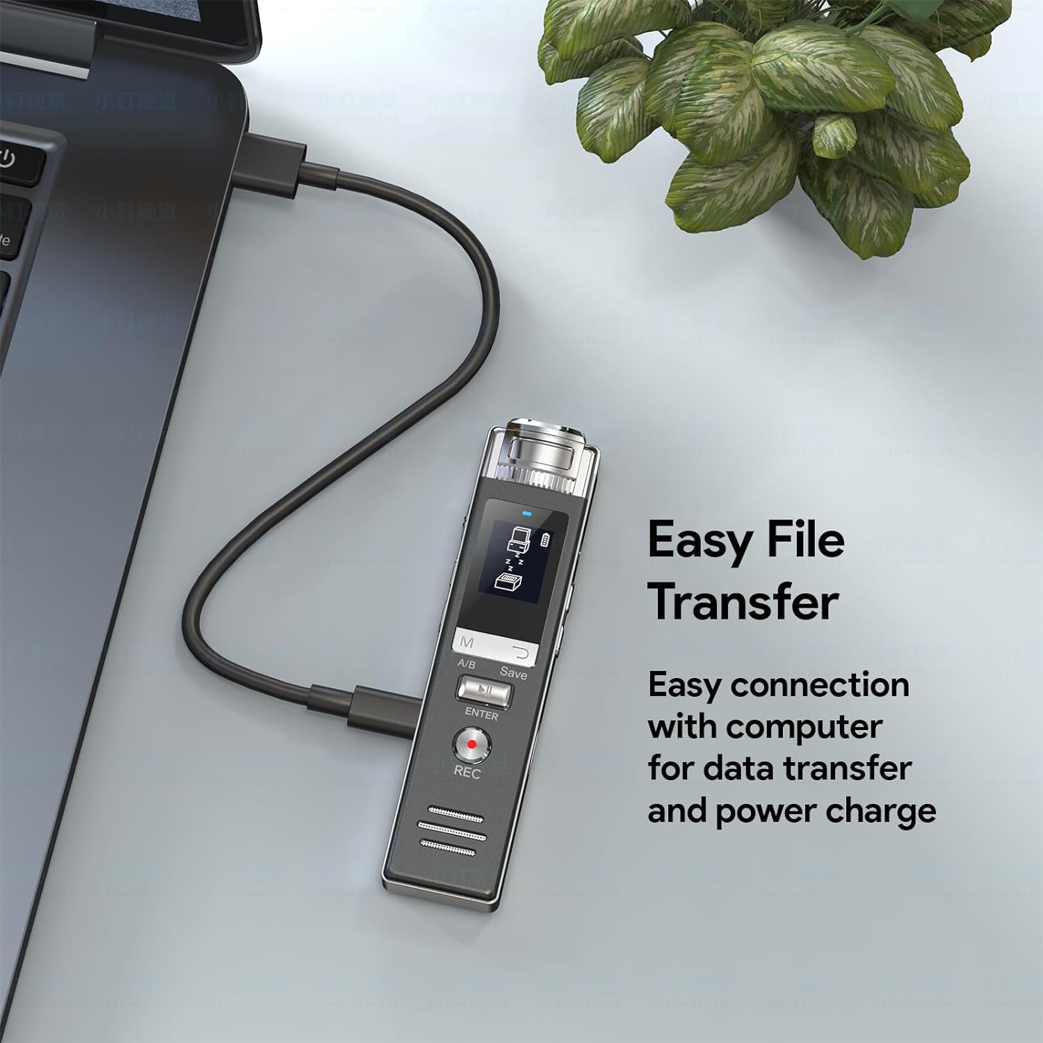 Voice Activated Recorder Digital voice Recorder with Playback Portable ...