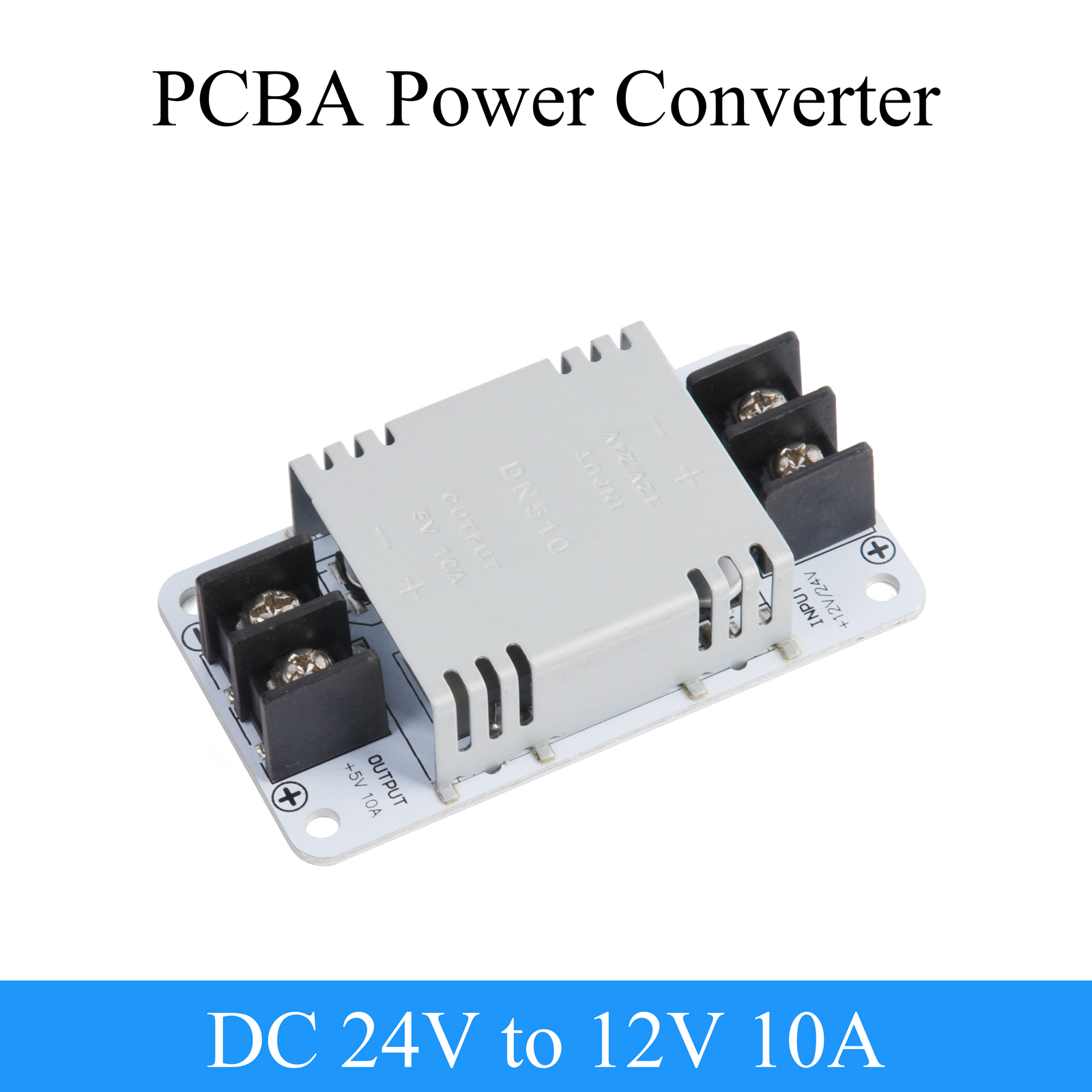 DC 24V to 12V 10A Power Converter PCBA Module Auto Buck Regulator Step ...