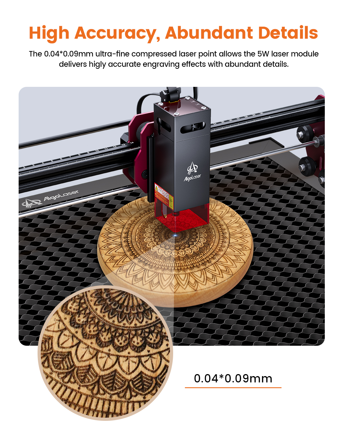 Beginner 72W AlgoLaser DIY KIT mini Lazer Engraver Woodwork Tool ...