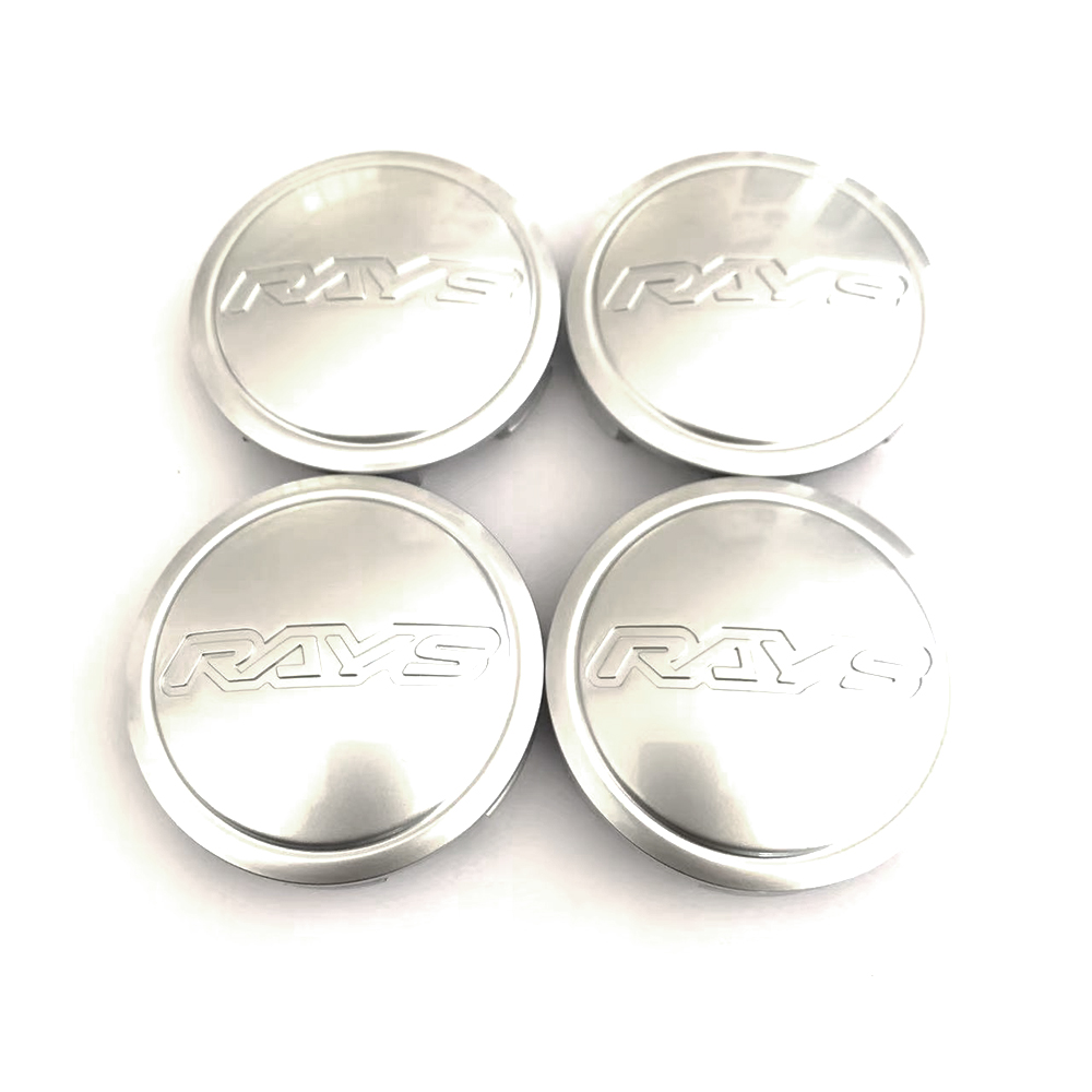 4pcs 64mm RAYS Car Wheel Center Caps Red Logo Fit for Rays Volk Racing ...