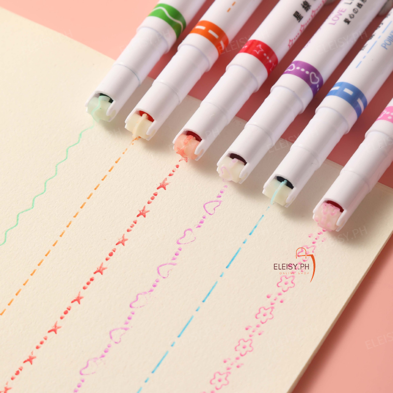 Flower Curve Pen Curve Marker Different Graffiti Markers Office ...