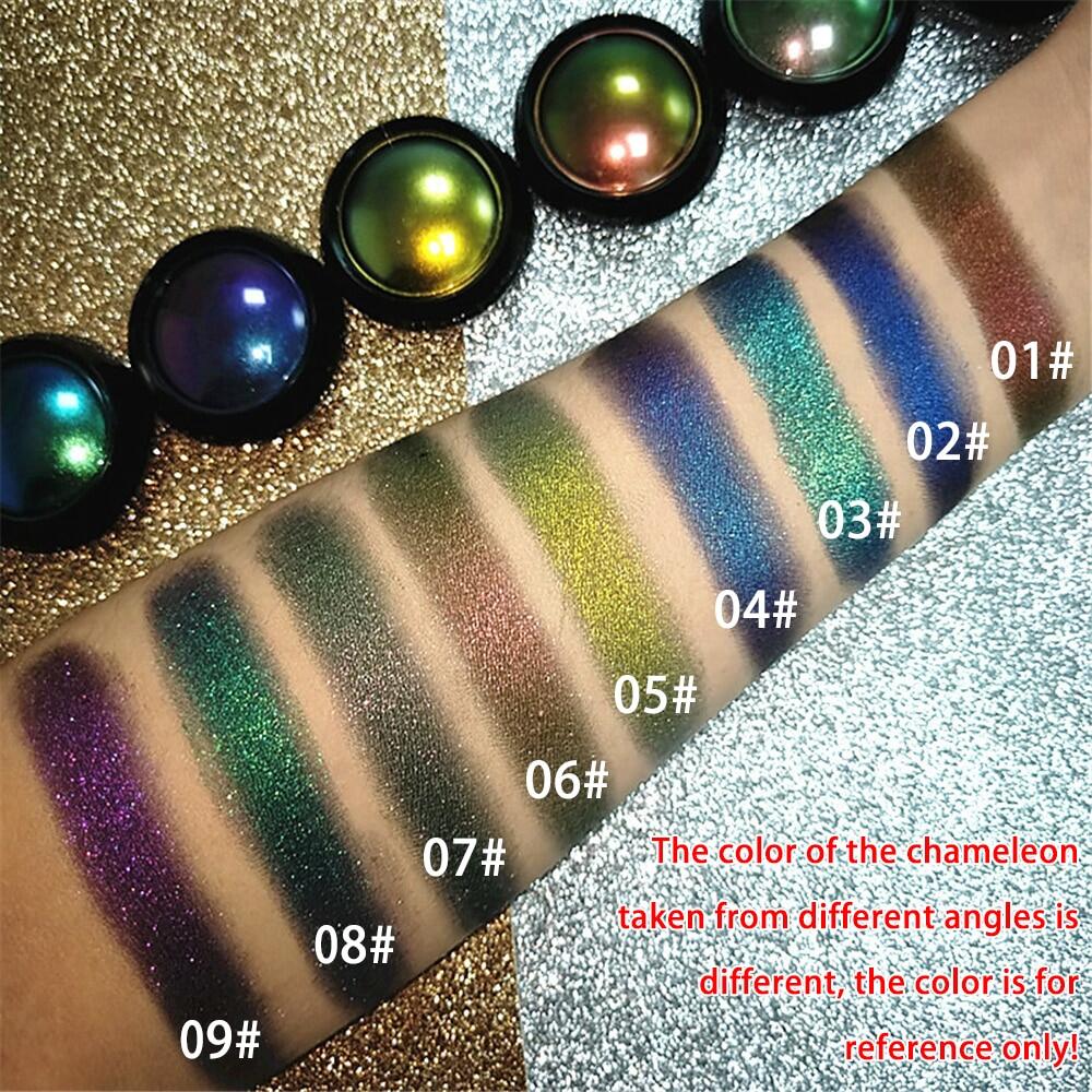 PERWARM Optical Chameleons Eyeshadow Diamond Gloss Shiny High Gloss Mono Eyeshadow Eyeshadow ...