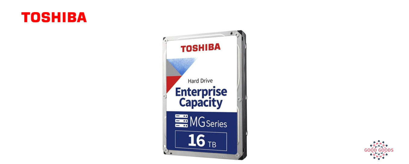 Toshiba Enterprise（MG08ACA16TE）16TB HDD 7200 RPM 512MB Cache SATA 6Gb/s ...