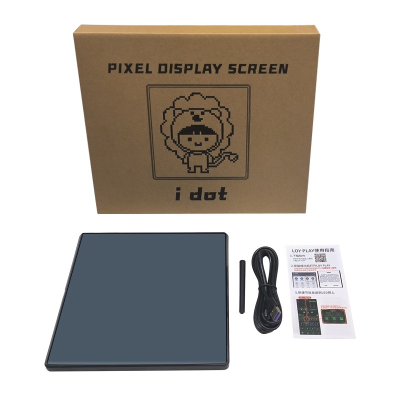 Smart 1024 LED Matrix Pixel Display RGB DIY Graffiti Bluetooth App ...
