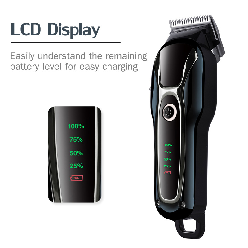 Kemei KM-1991 Hair Clipper Pet Hair Trimmer Beauty Rechargeable ...