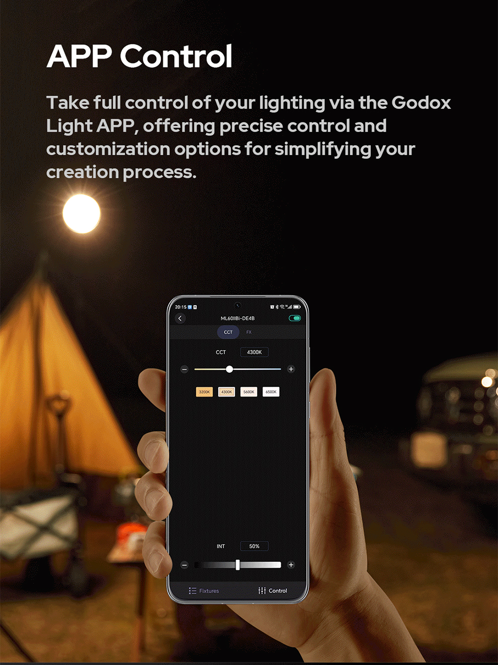 Godox ML60II BI 2800K -6500K LED Video Light Silent Mode Portable ...