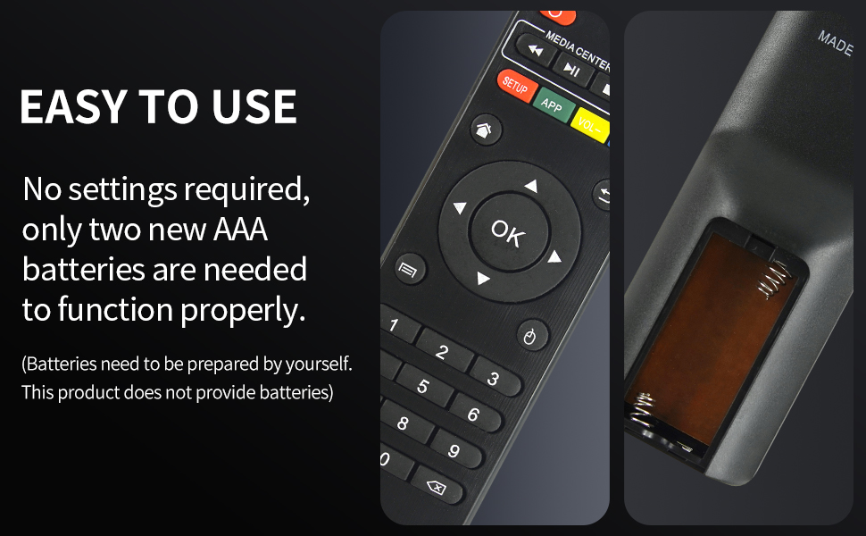 X96 Mini Replaced Universal Android TV Box Remote Control for MXQ Pro ...