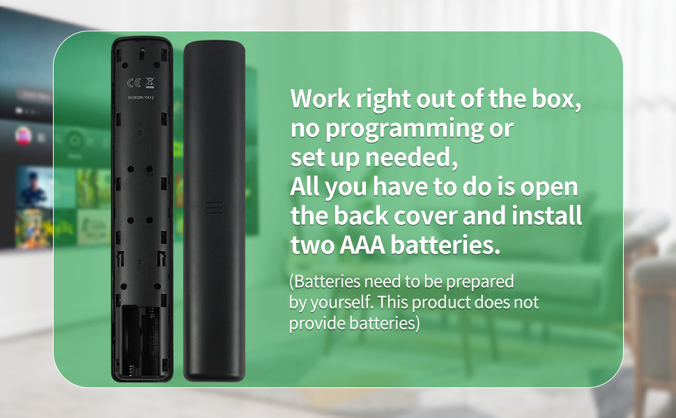 RC802N YAI2 Replacement Universal Smart TV Remote Control for TCL TV 4K ...