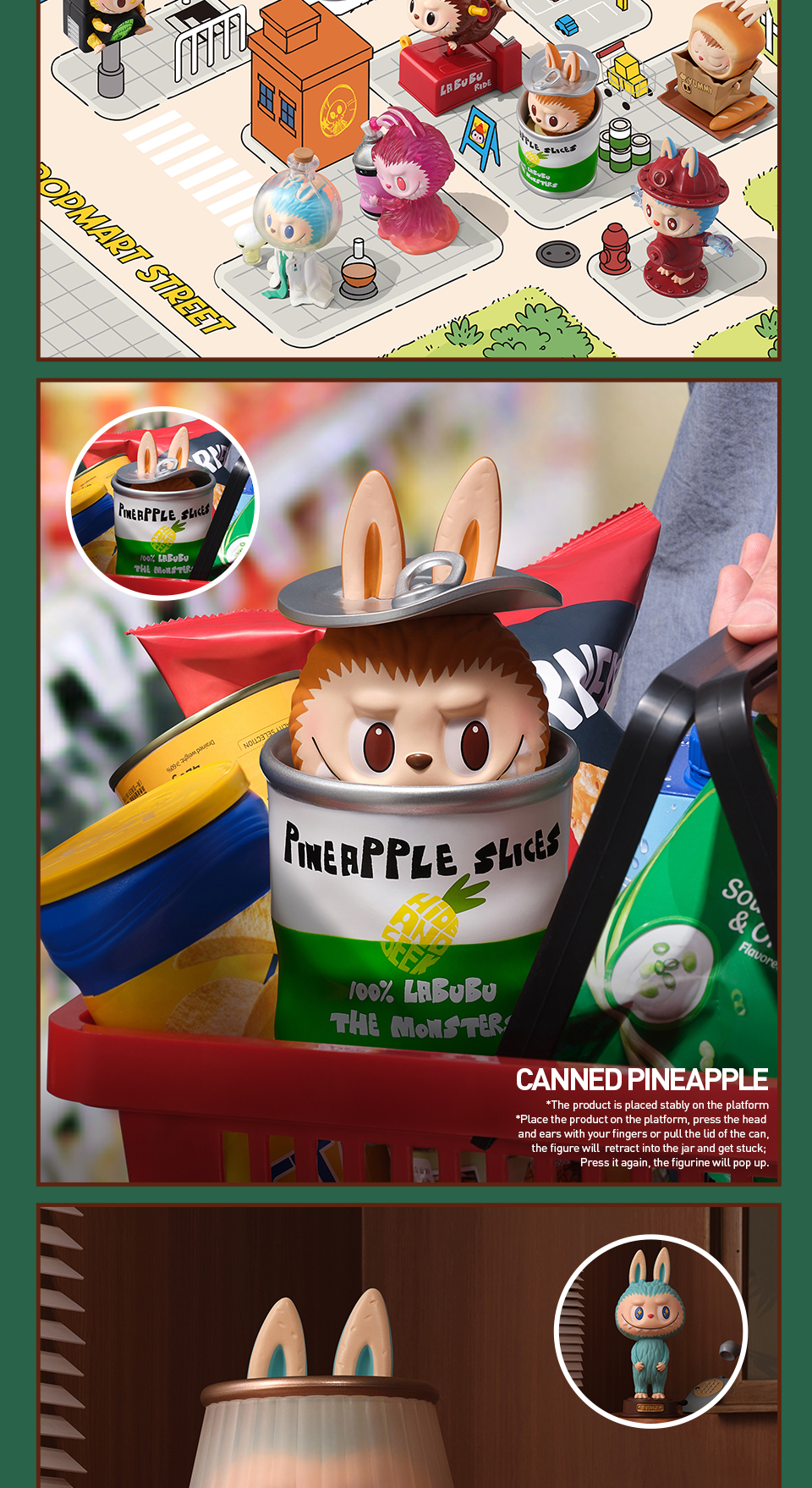 POP MART THE MONSTERS Almost Hidden Series Figures Blind Box Action ...