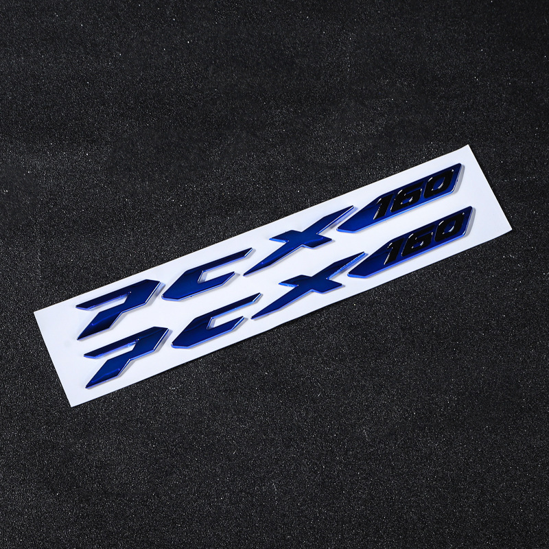 1 pair PCX 160 3D Emblem Hard ABS Stickers for HONDA Motorcycle ...