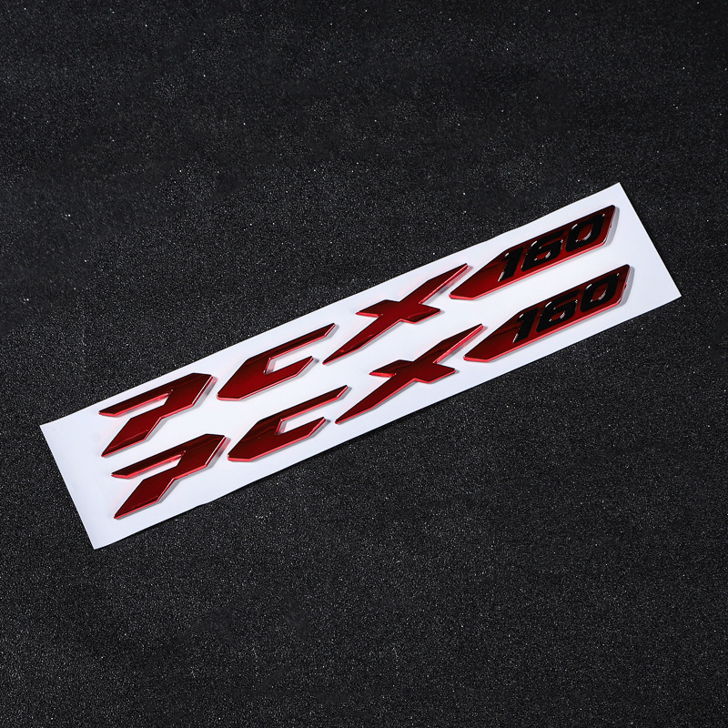 1 pair PCX 160 3D Emblem Hard ABS Stickers for HONDA Motorcycle ...