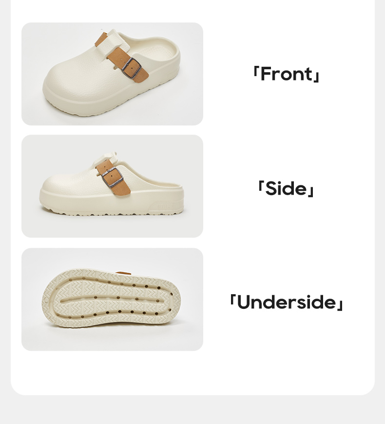 UTUNE Retro Style No Heels Lazy Half Slippers Women 2024 New Style ...