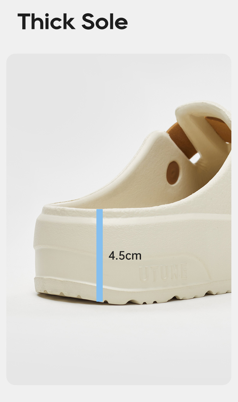 UTUNE Retro Style No Heels Lazy Half Slippers Women 2024 New Style ...