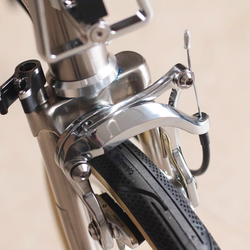 AGEKUSL Bicycle C Brakes Calipers Front And Rear Brakes With Titanium ...