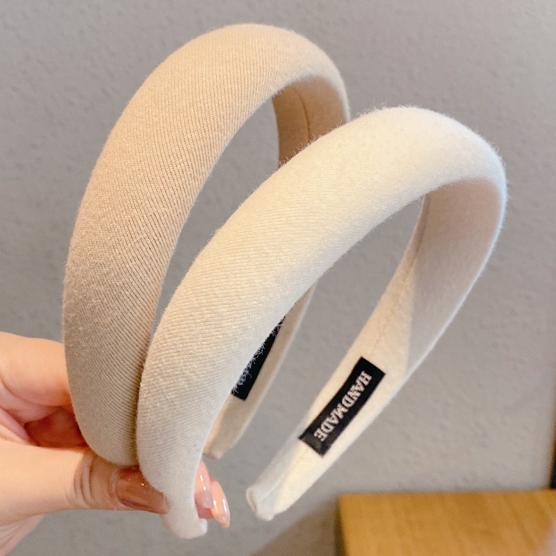 1 Piece Korean Version Influencer Wide-Brimmed Sponge Headband Fashion ...
