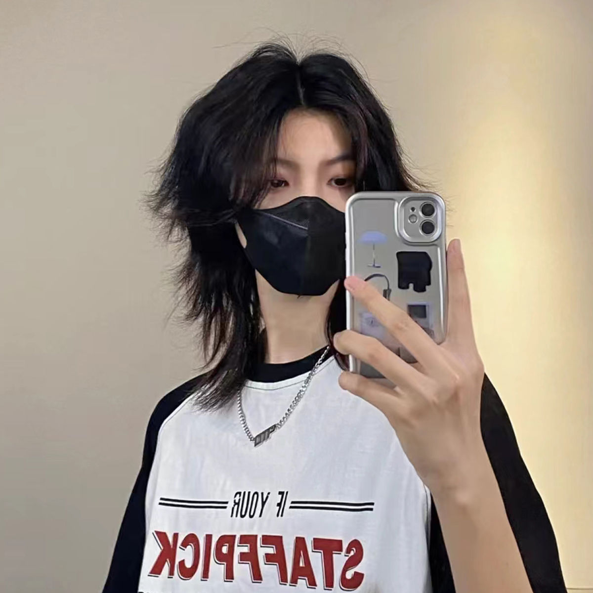 Internet celebrity samurai head wig Men's Japanese handsome unisex ...