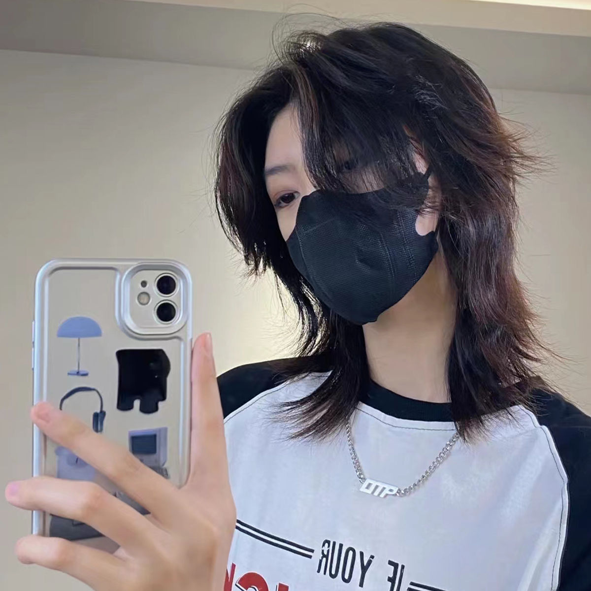 Internet celebrity samurai head wig Men's Japanese handsome unisex ...