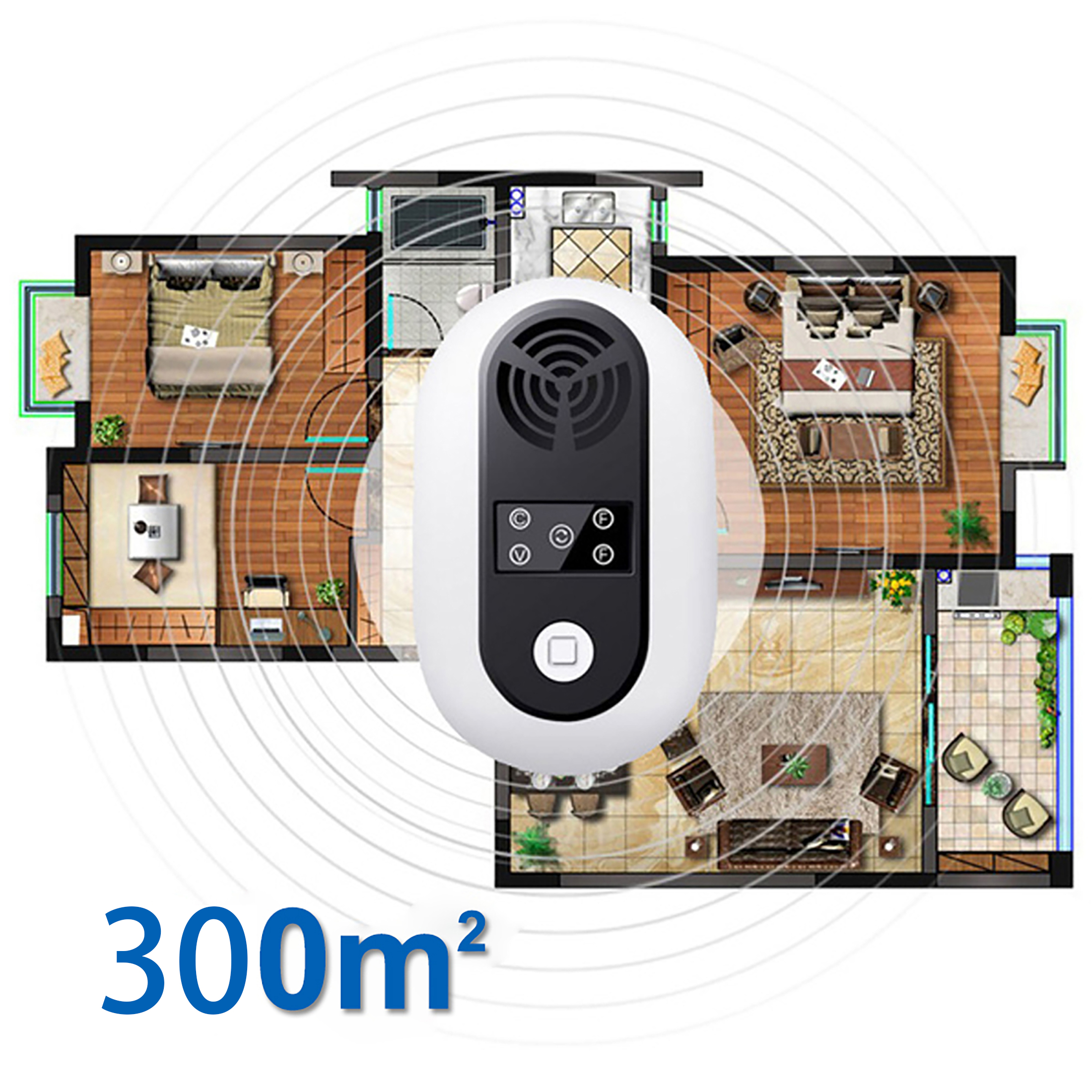 Killer Rat Repeller Pest Ultrasonic Control Trap Cockroaches Repeller ...