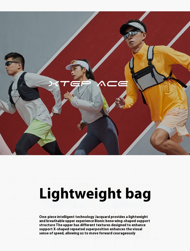 XTEP Lingbu Men Running Shoes Casual Mesh Breathable Wear-Resistant Non ...