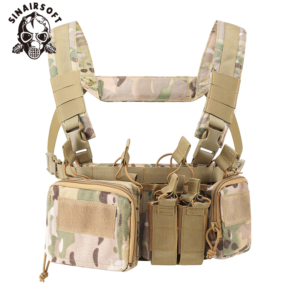 SINAIRSOFT Outdoor CS War Game Tactical Vest Nylon Bag MOLLE Waist ...