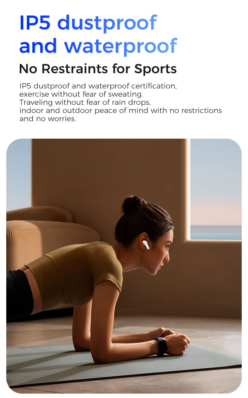 Realfit F3 ANC Bluetooth Earphone -38dB Noise Cancelling Tws Earbuds ...