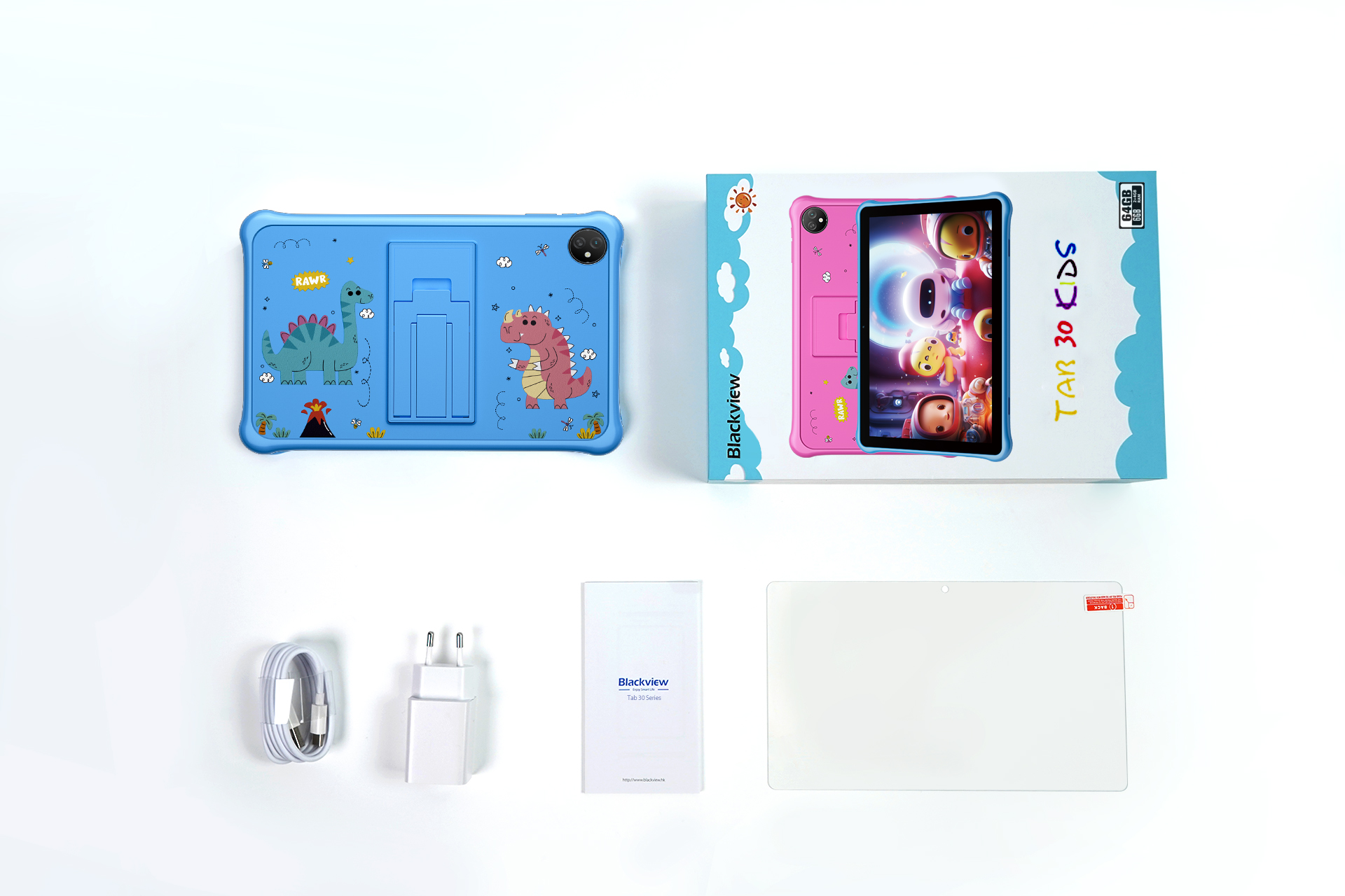 Blackview Tab 30 Kids Android Tablet (10.1'' / 2GB RAM + 64GB ROM ...
