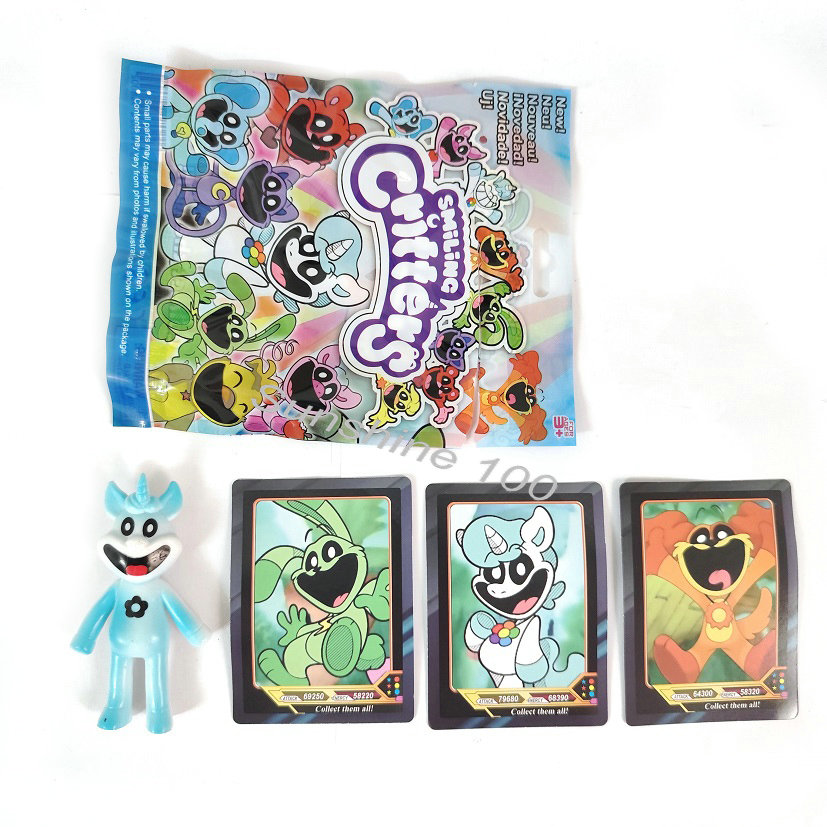 1Pack Random Smiling Critters Figure Card Toy Horror Game Catnap Catnat ...