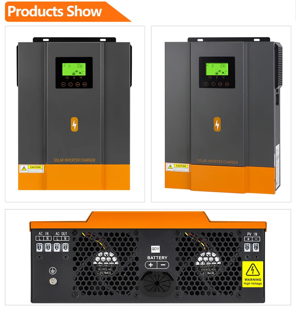 【Local Delivery】PowMr 1KW 12V Hybrid Solar Inverter 230Vac PV Start ...