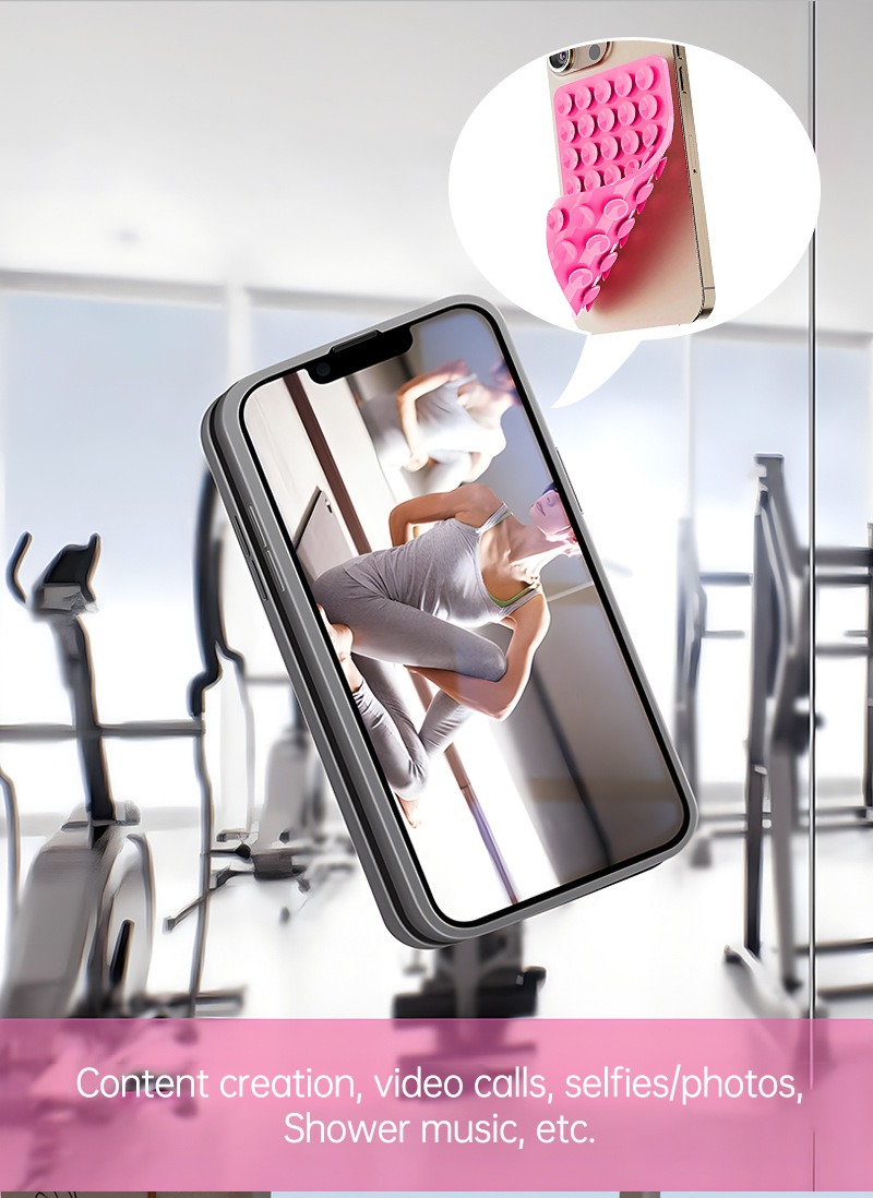 Multifunctional Suction Silicone Cell Phone Holder Double Faced 40 Cups ...