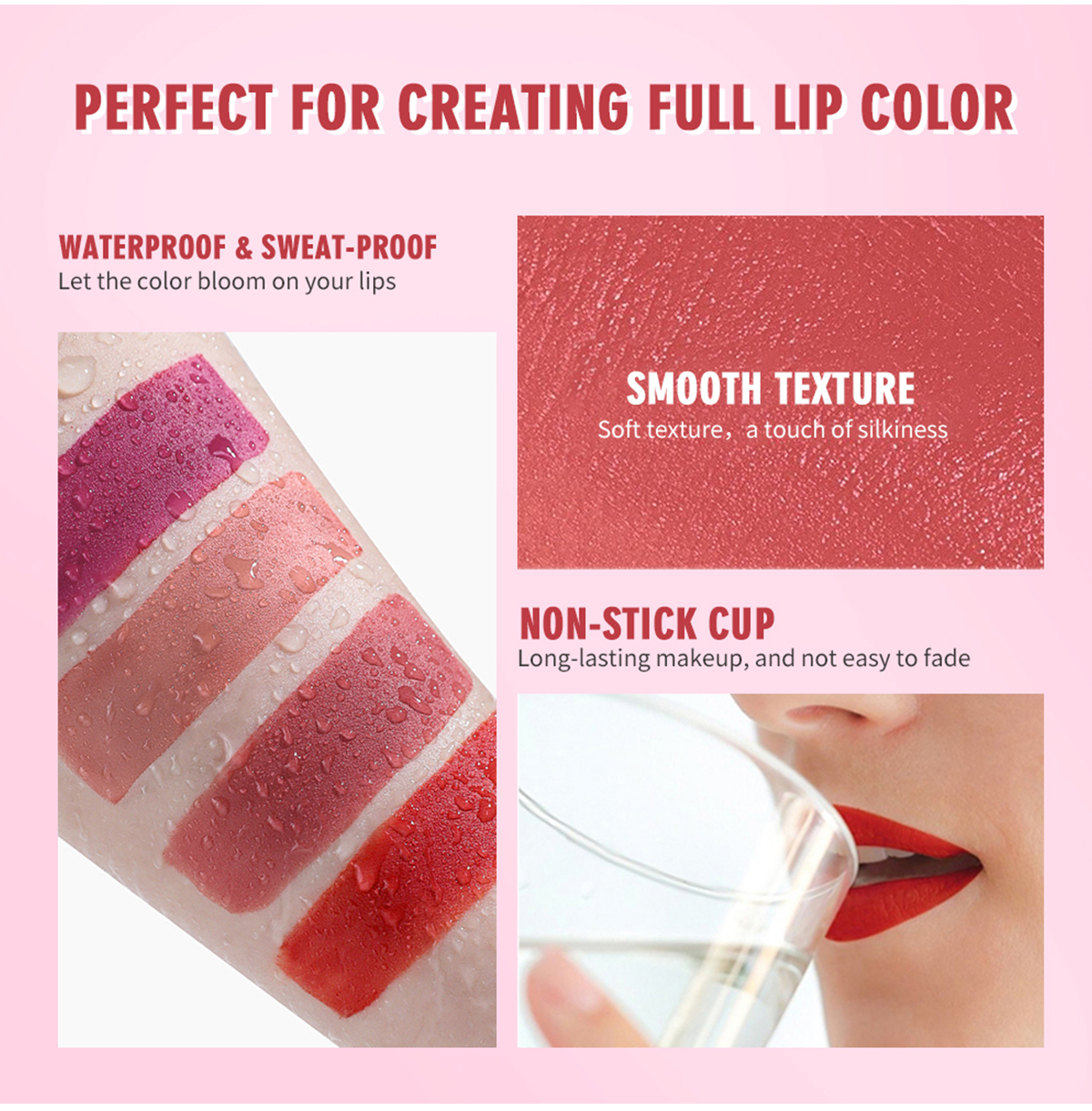 IBCCCNDC New Creative Cigarette Lipstick Set 4 Colors Matte Long ...