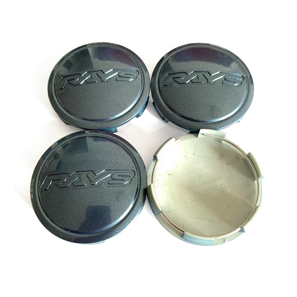 4pcs 64mm RAYS Car Wheel Center Caps Red Logo Fit for Rays Volk Racing ...