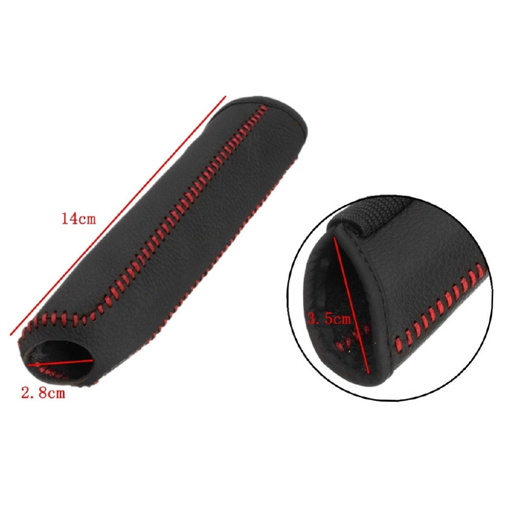 Universal Leather Automobile Gear Handbrake Cover Automobile Interior ...