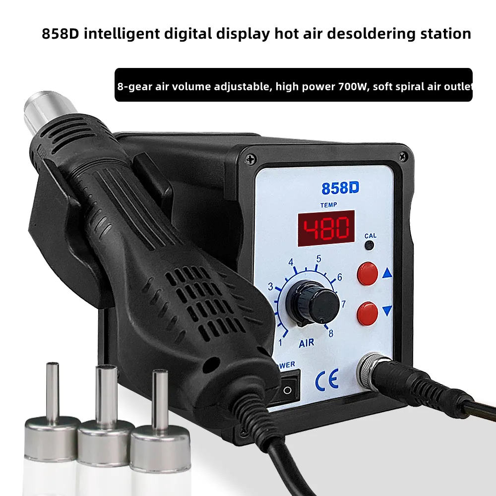 Carstorm 858D Hot Air Rework Station Digtal LCD Display Hot Air ...