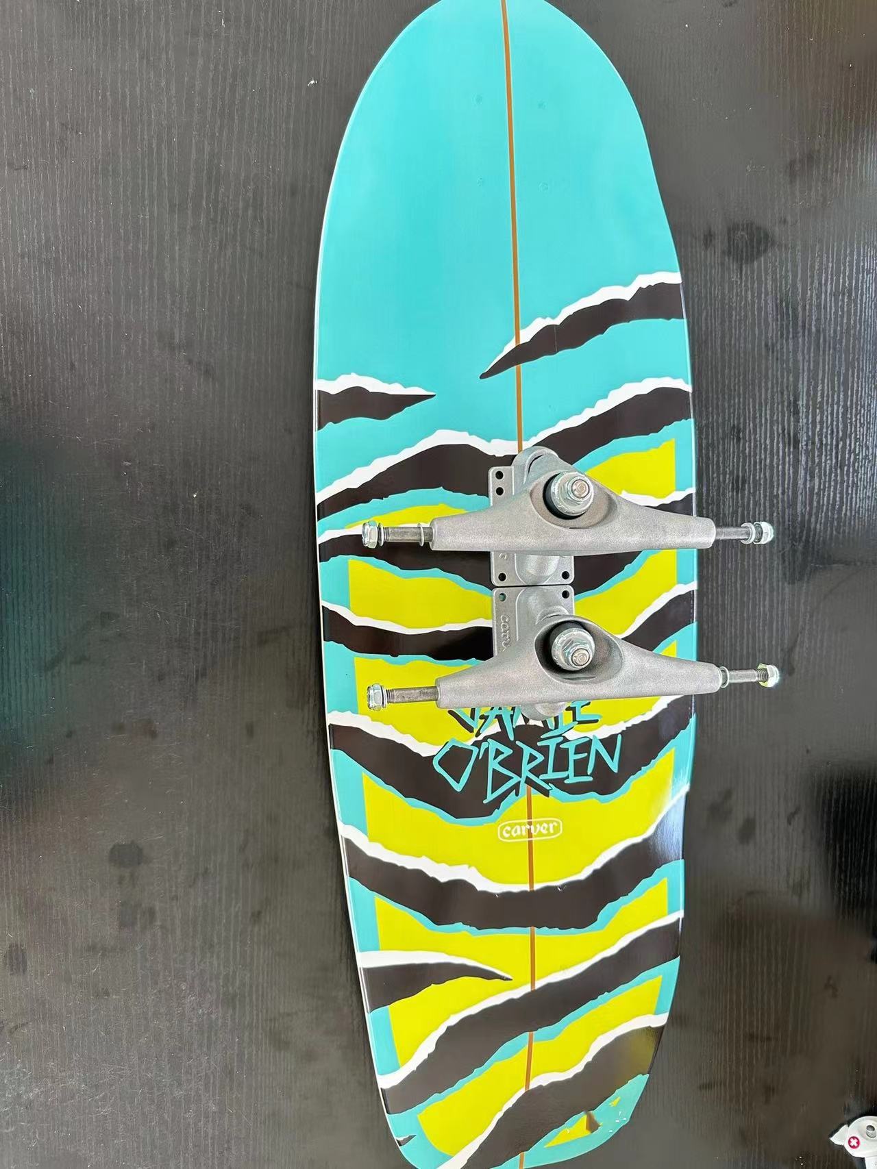 Carver deck with griptape only carver Tiger Board {Green Tiger} 2023 ...