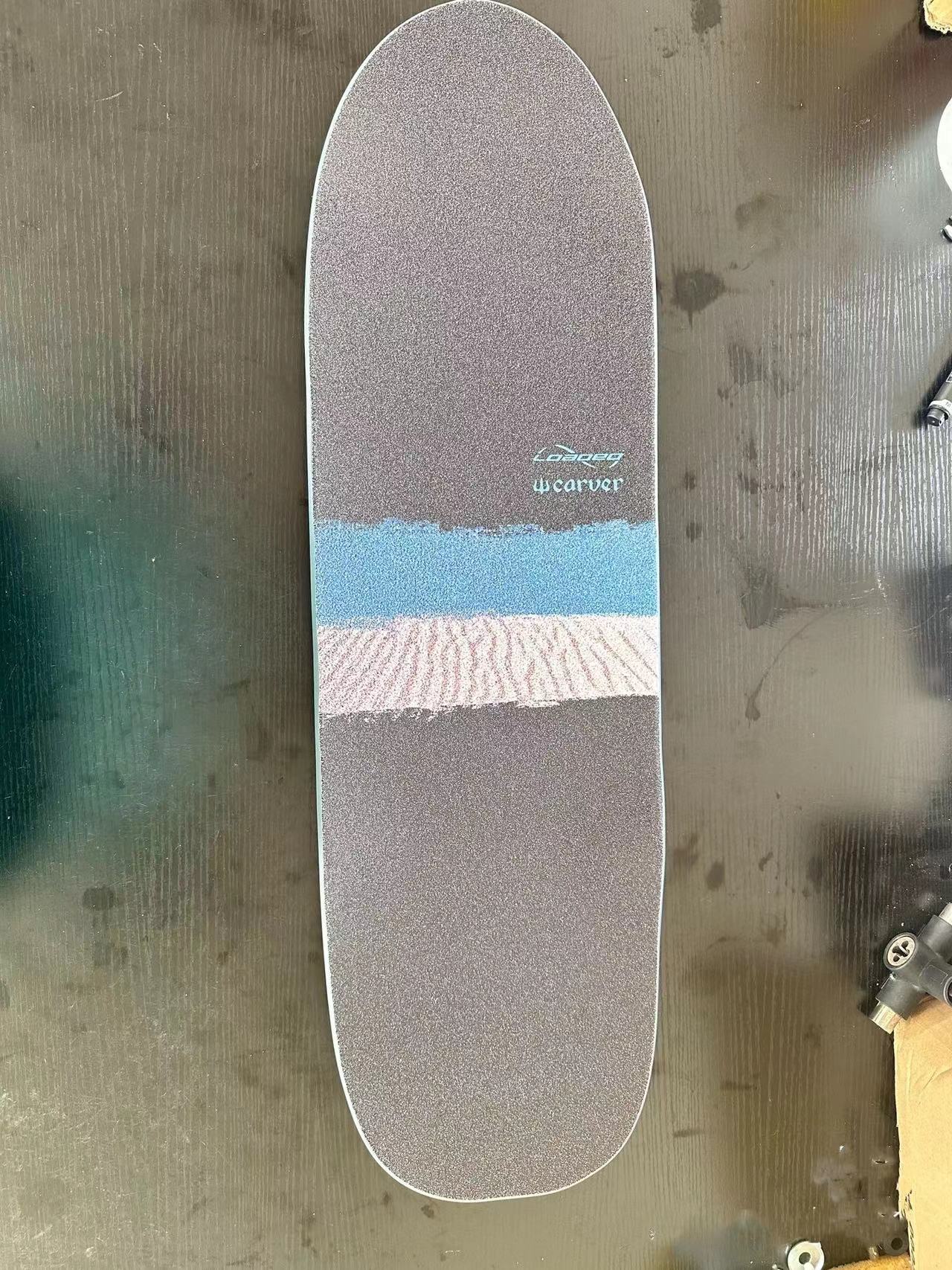 Carver deck with griptape only carver Tiger Board {Green Tiger} 2023 ...