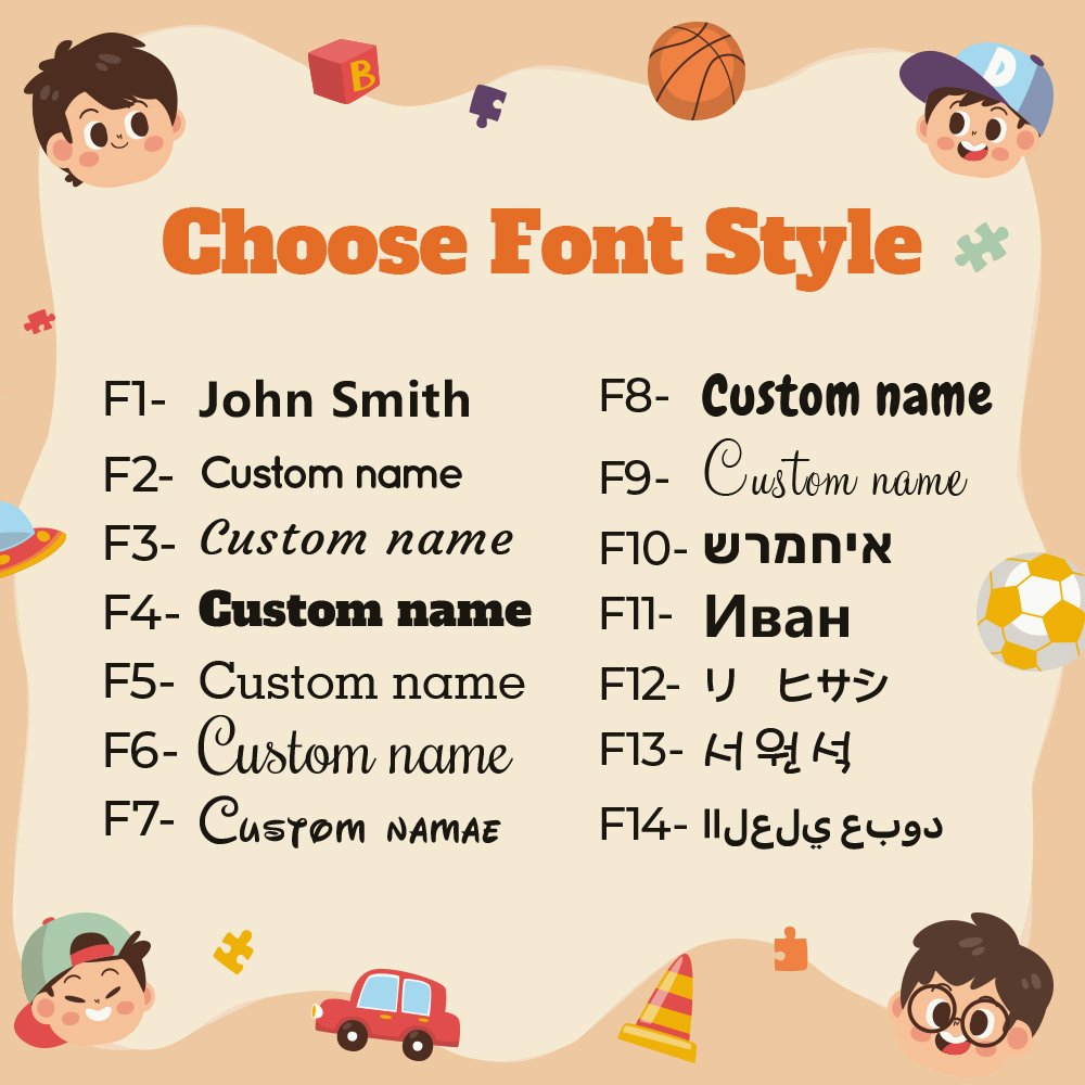 60/120/180/240PCS Cartoon Car Custom Name Tag Waterproof Labels Sticker ...