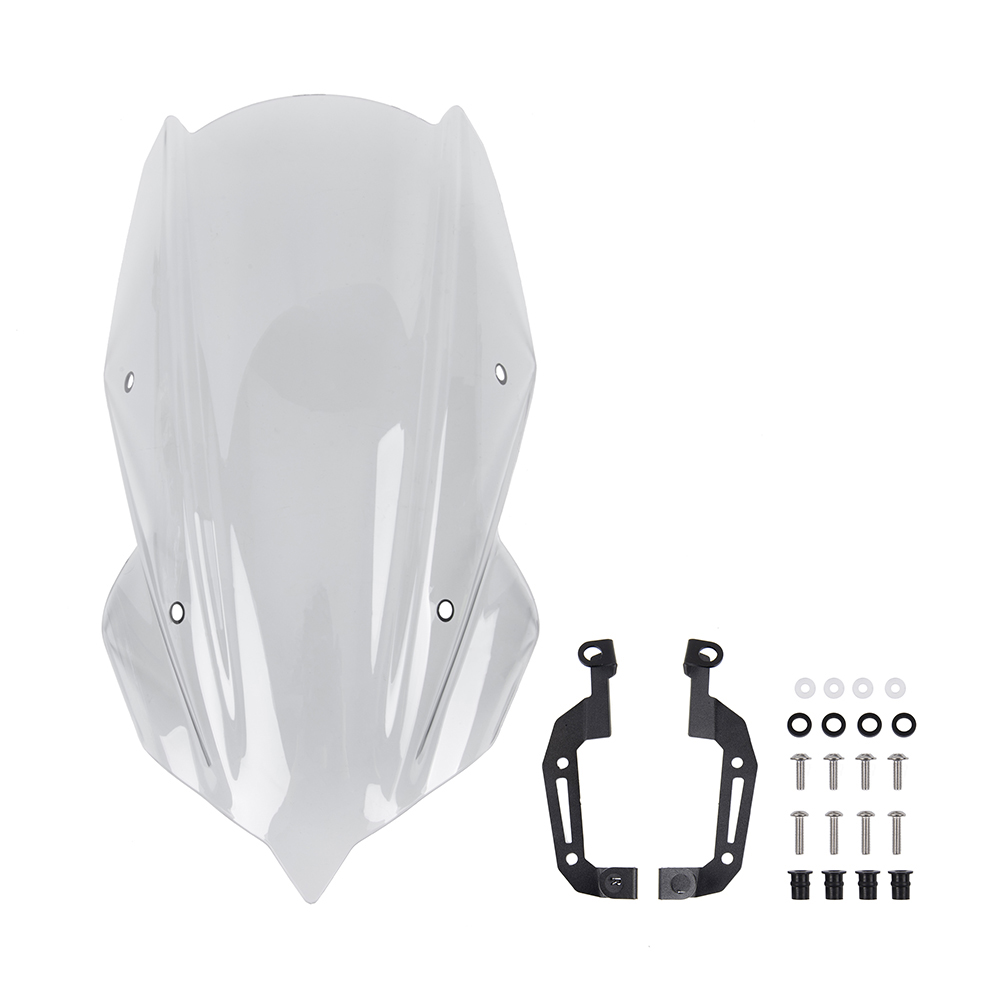 LJBKOALL Motorcycle Sports Windshield Windscreen Deflector Visor Viser ...