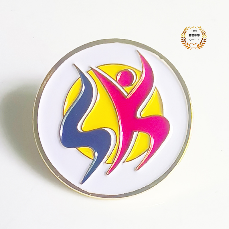 High Quality 1.0inch 18K Gold Plated 3D SK Brooch Pin | Shopee Philippines