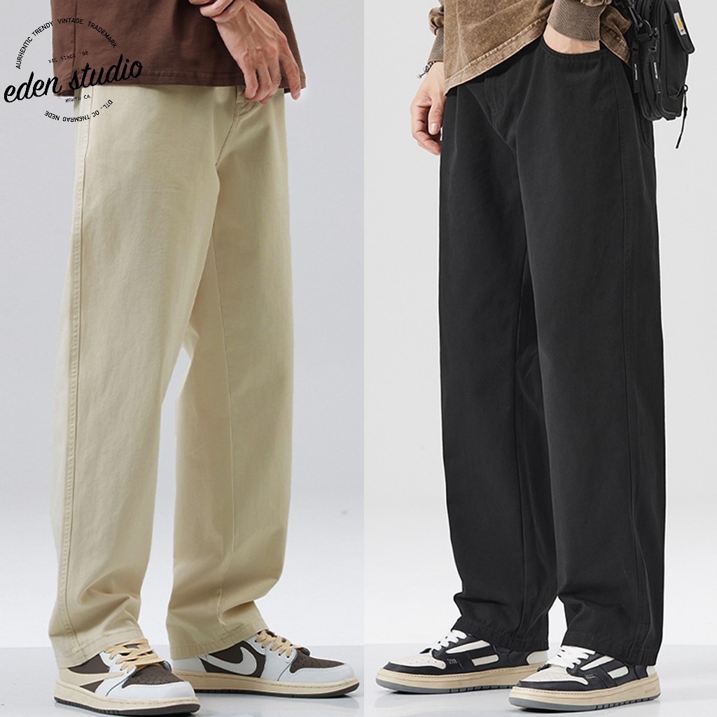 Local Shipping COD Men Chino pant 100%Cotton casual ankle pants ...