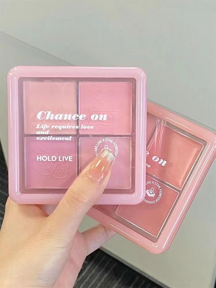 Hold LIVE Powder Mist Four Palace Blush Palette Brighten Skin Tone ...