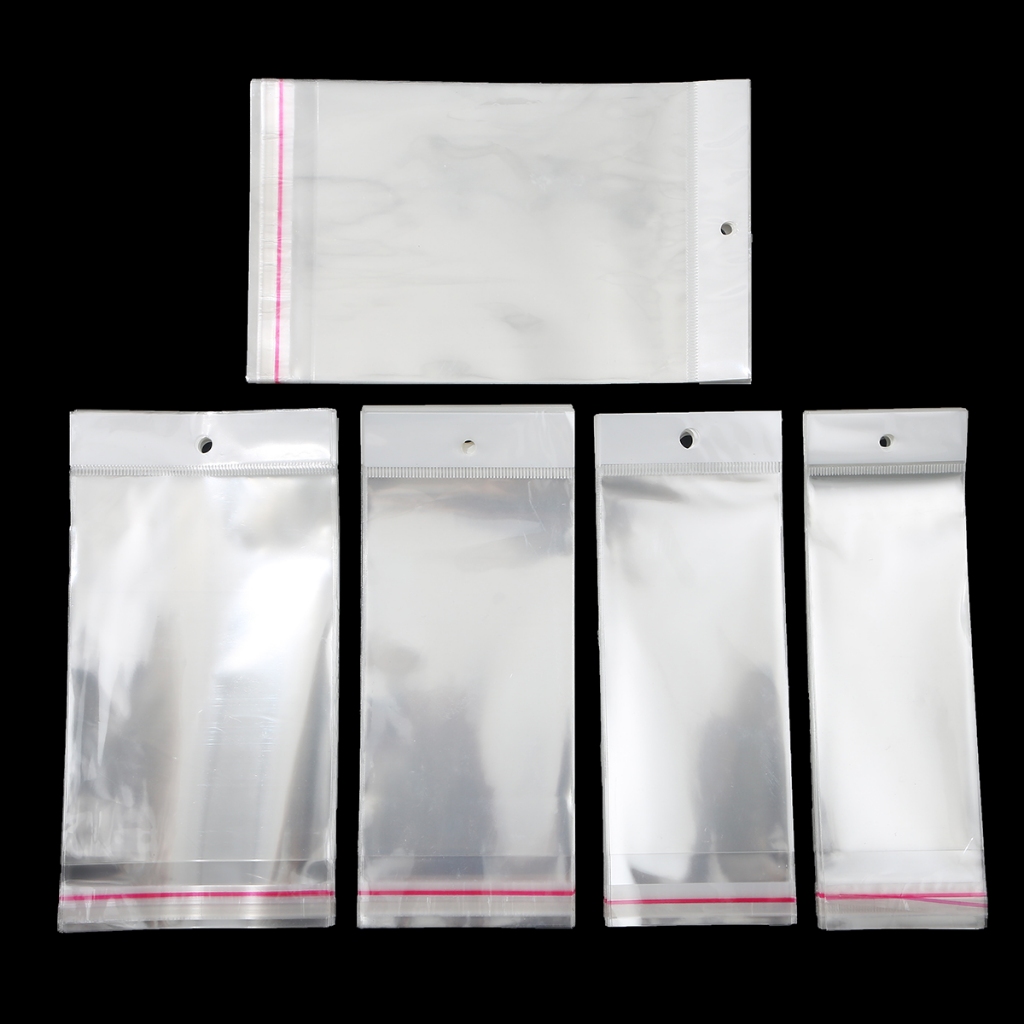 Transparent Self Adhesive Seal Plastic Storage Bag OPP Pack Bag With ...