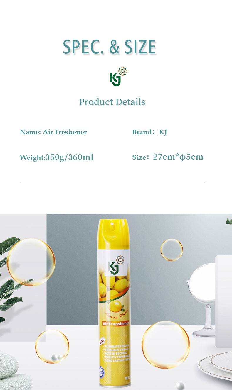PT KJ Air freshener perfume for room home long lasting sprayer 5 scents ...