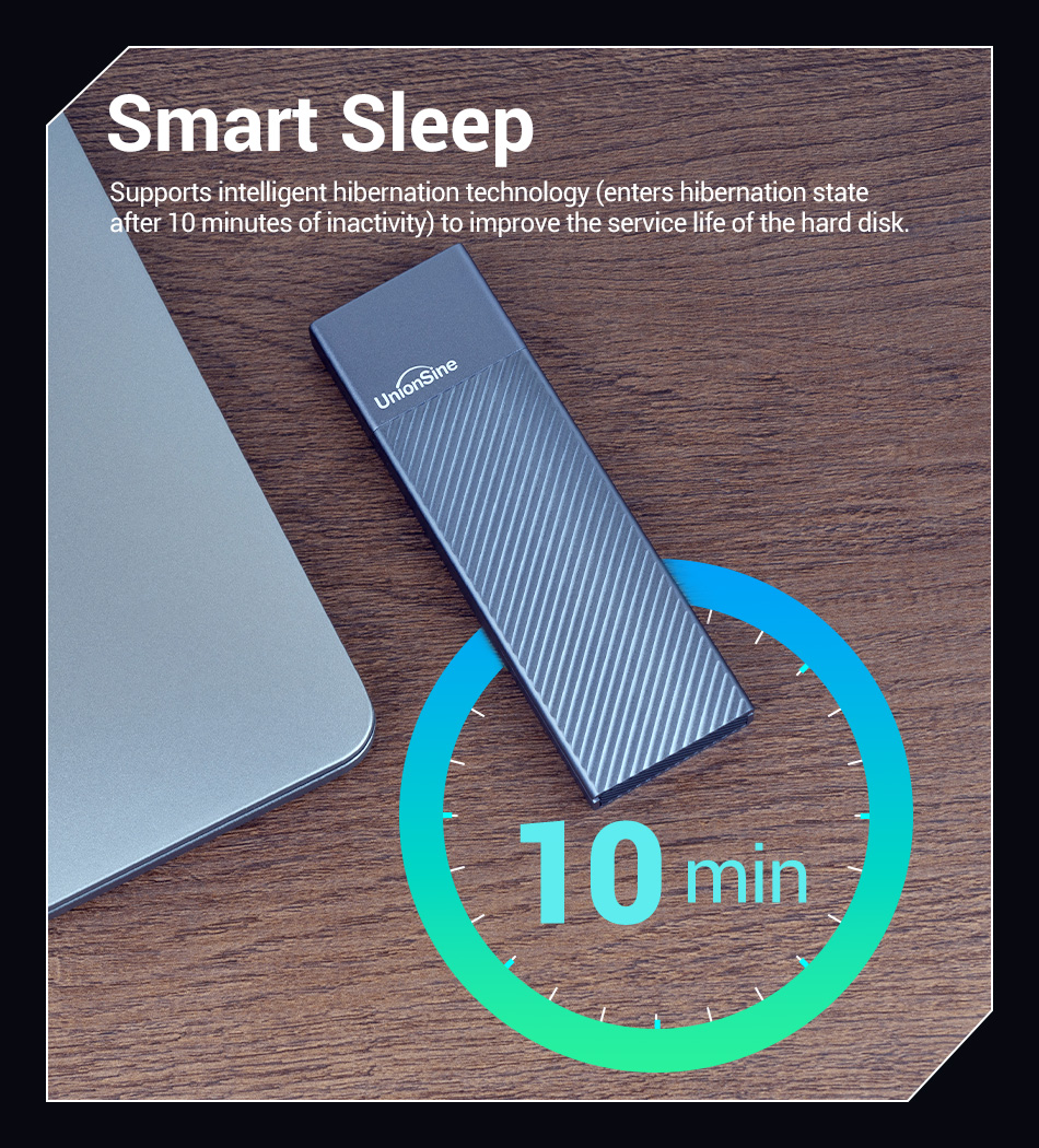 M.2 Sata Adapter Sata Enclosure Aluminum Alloy Case USB C 3.1 Gen 2 ...