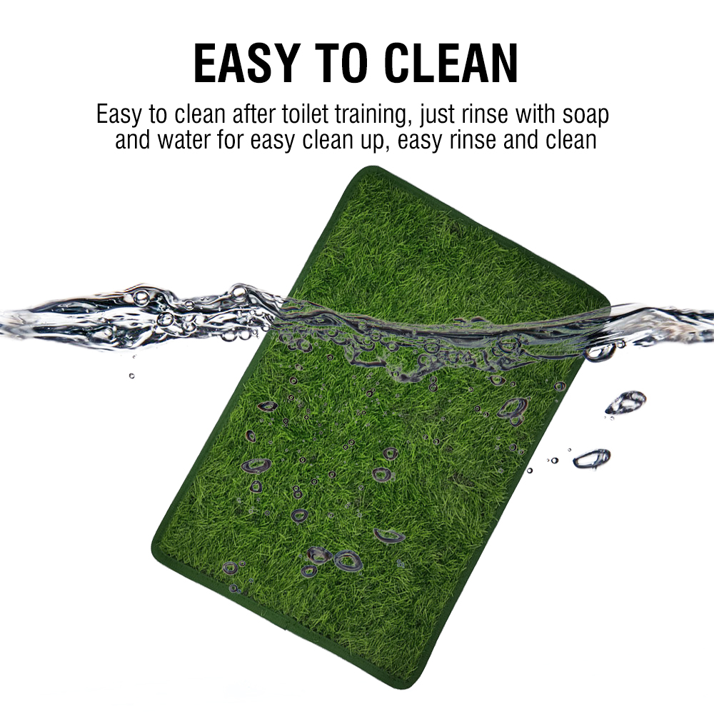 Professional Dog Grass Mat Pet Potty Training Pee Pad Mat Tray Grass ...