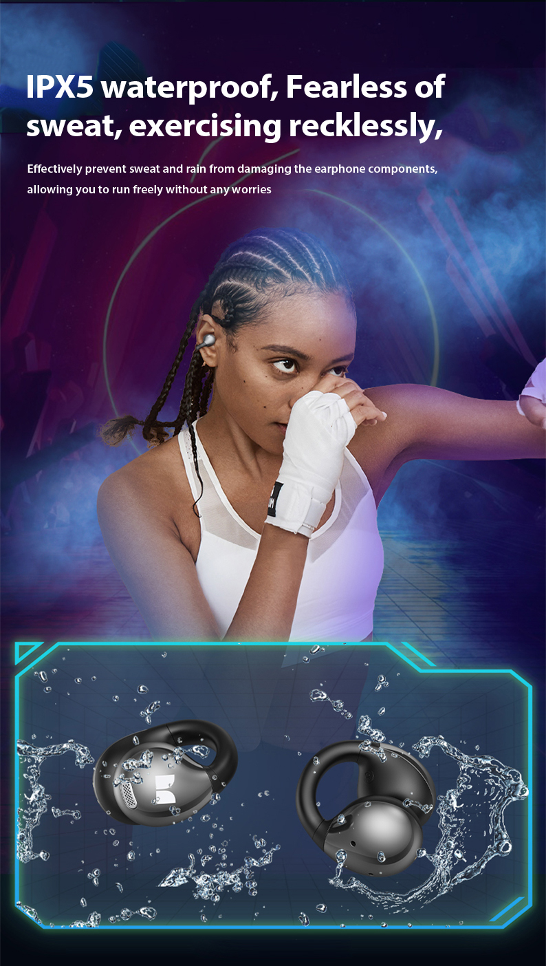 Monster AC600 Noise-Cancelling Bluetooth Earphone Sport Bluetooth 5.4 ...