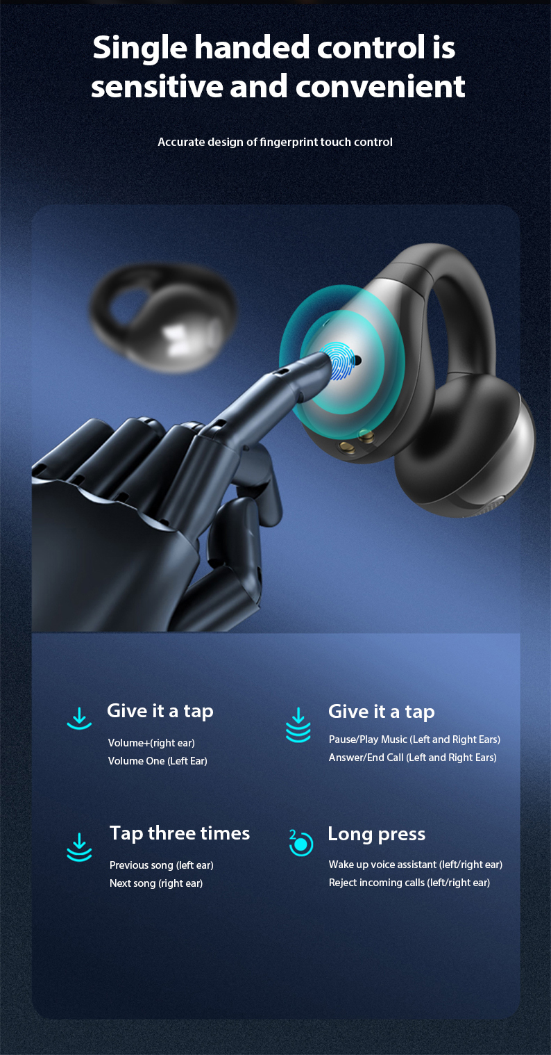 Monster AC600 Noise-Cancelling Bluetooth Earphone Sport Bluetooth 5.4 ...